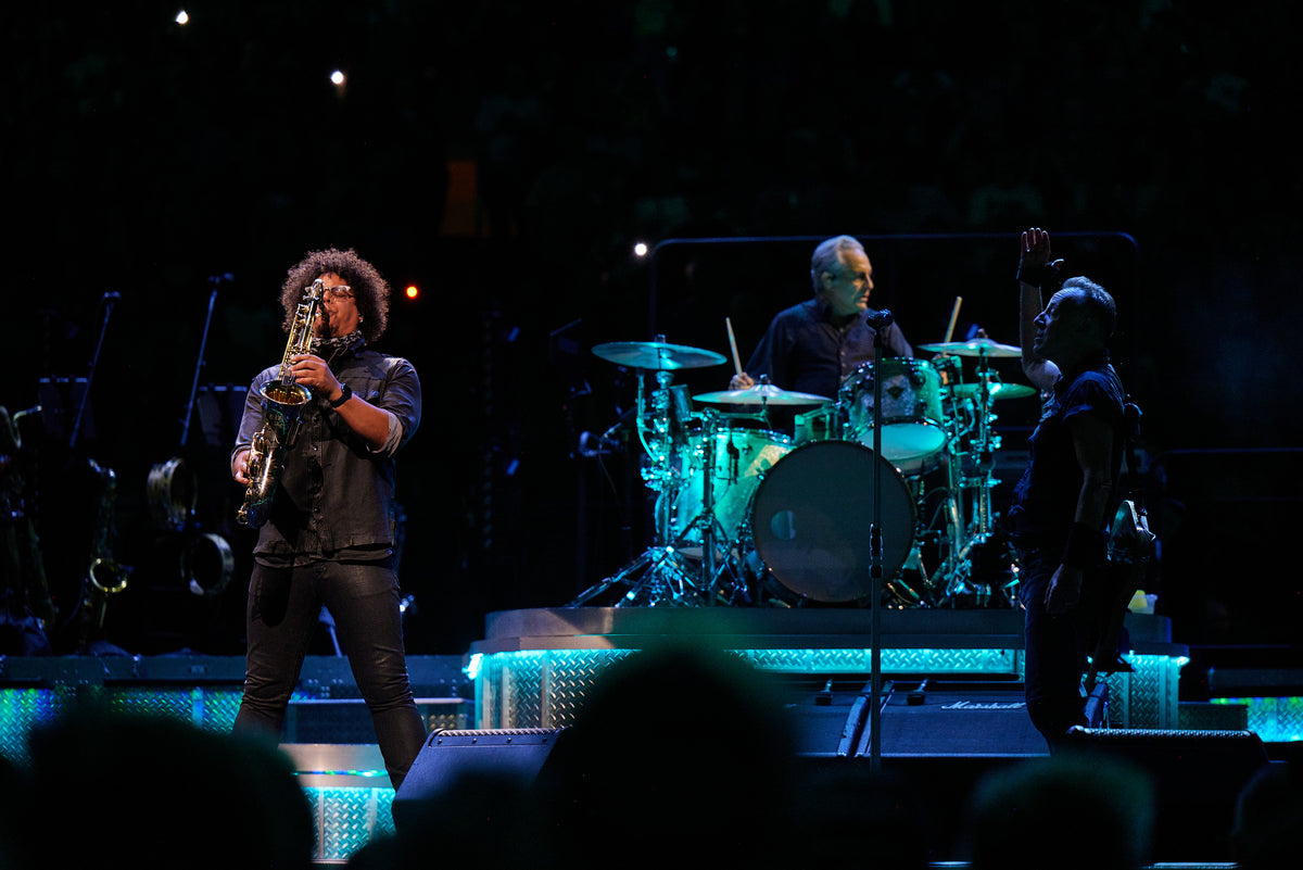 Bruce Springsteen and Jake Clemons (New York City, 2023) – Transparent ...
