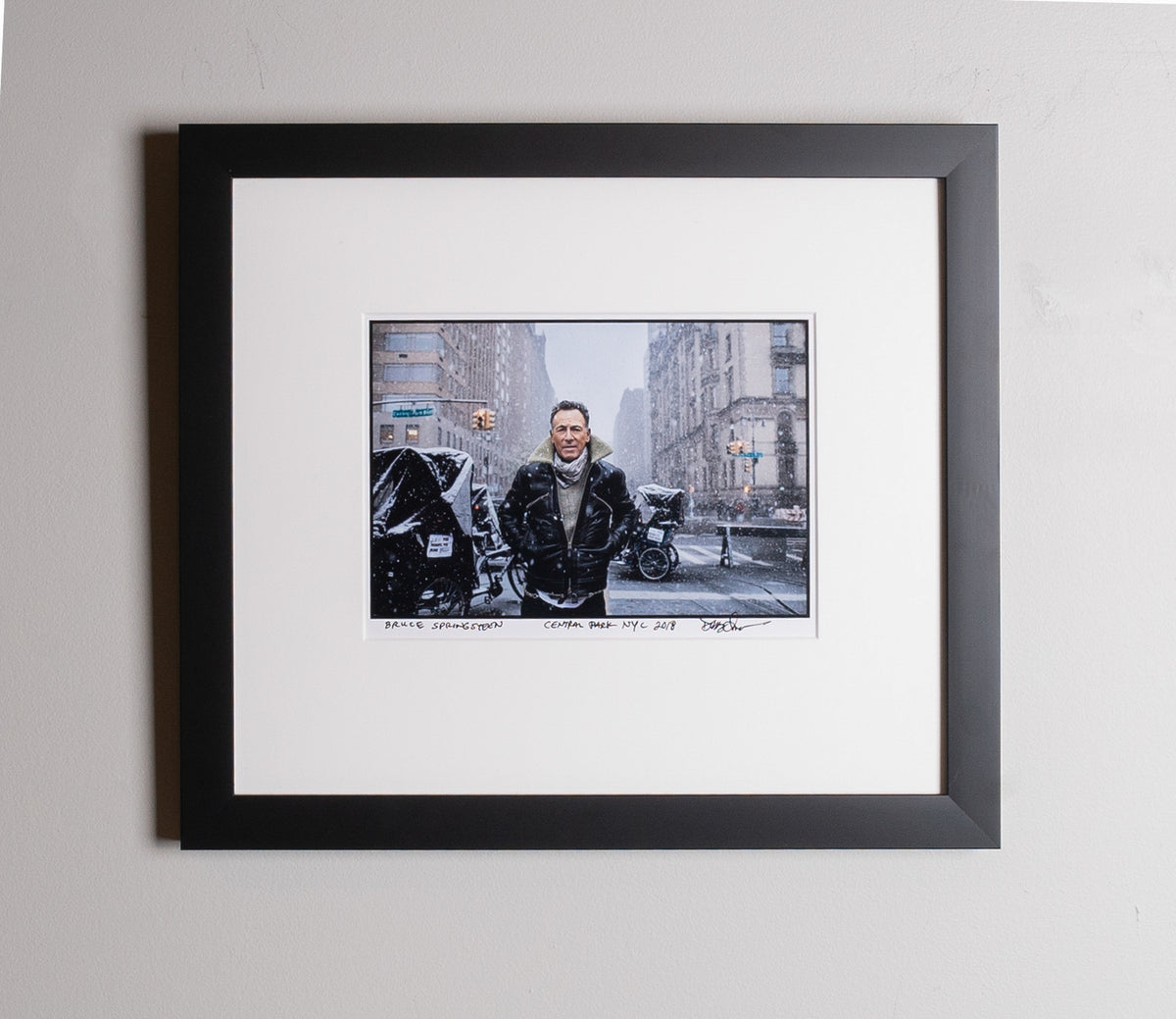 Bruce Springsteen (Central Park NYC, 2018) Framed 8x10 – Transparent ...