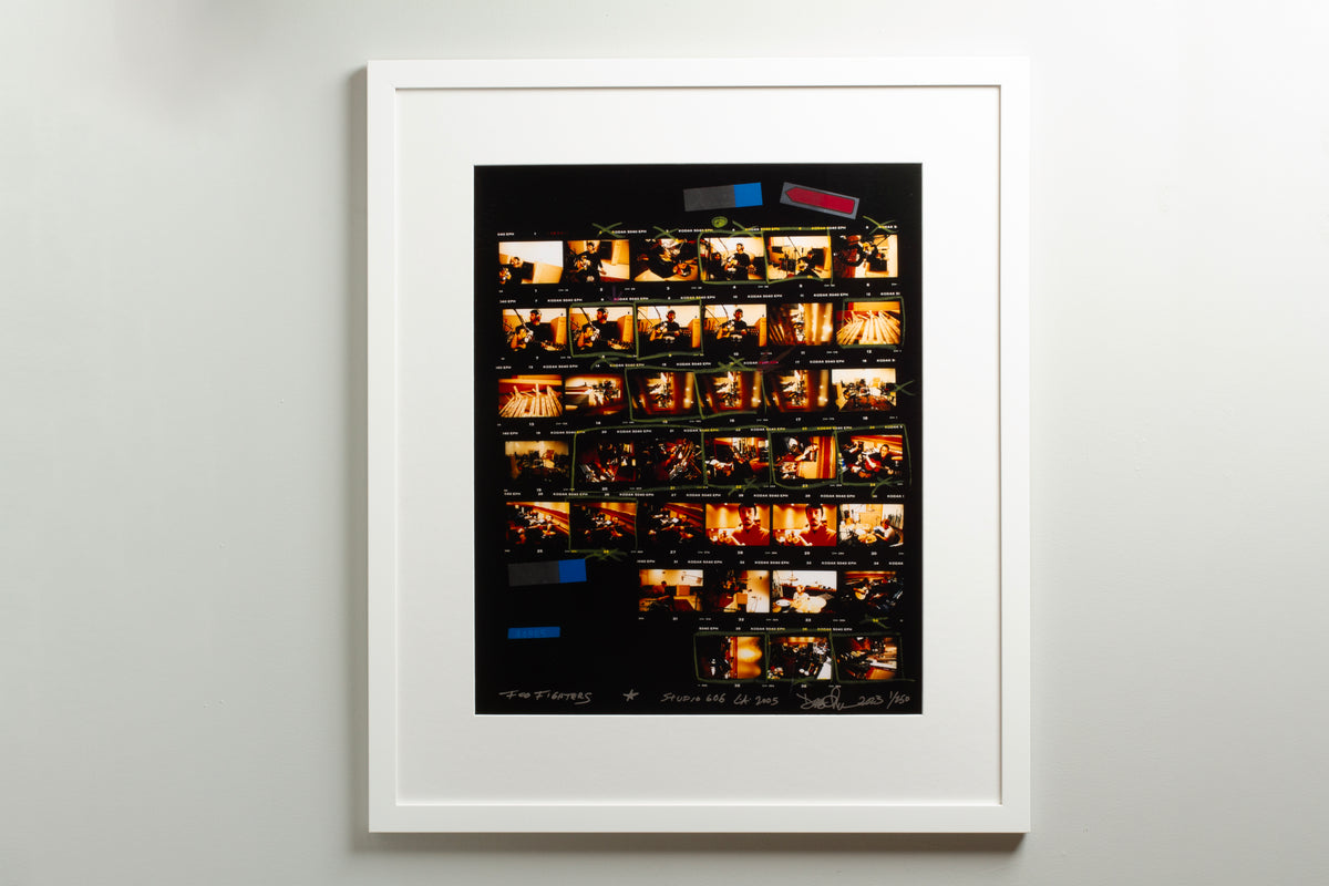 Foo Fighters (Studio 606, LA 2005) Framed 20 x 24 – Transparent Clinch ...