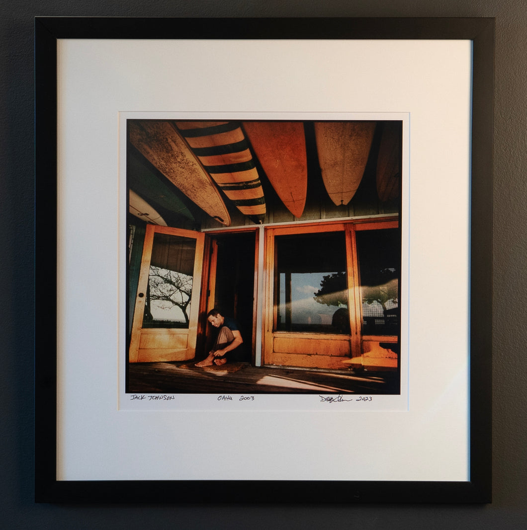 Jack Johnson (Oahu, 2003) 16x20 FREE FRAMING – Transparent Clinch Gallery